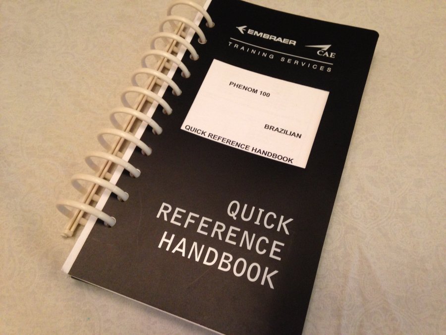 QRH Phenom 100 - Quick Reference Handbook | Acessórios aeronáuticos ...