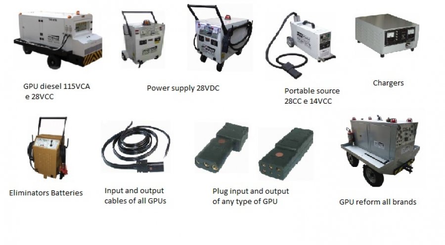 GPU JET-POWER DIESEL 115/200VCA, 400Hz | Acessórios aeronáuticos ...