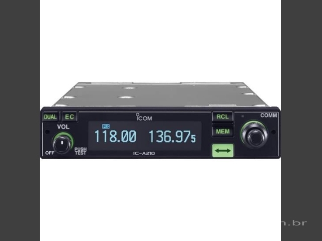 RÁDIO TRANSCEPTOR BANDA AÉREA VHF ICOM IC-A210 | Peças de avião a venda ...